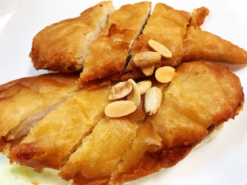 Deep Fried Almond Chicken 杏仁炸鸡 | Rose Garden Chinese Restaurant